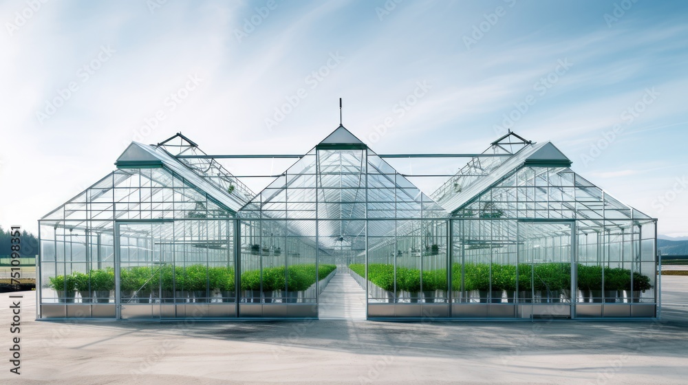 greenhouse plants Control the temperature with an intelligent system ...