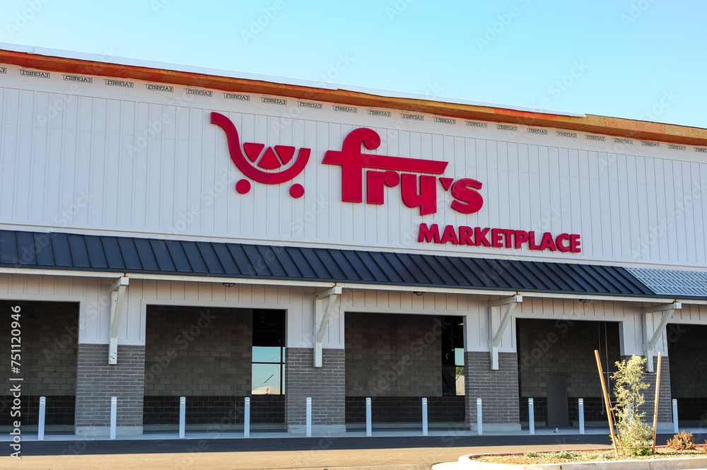 A new Fry's Marketplace store building in Queen Creek, Arizona, in the ...