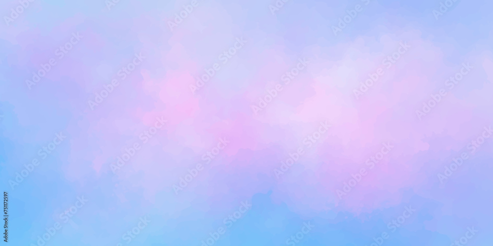 Abstract watercolor background. colorful sky with clouds. Abstract ...
