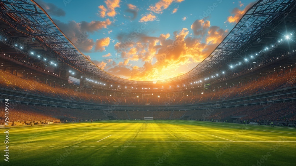 football stadium inside view Stock Illustration | Adobe Stock