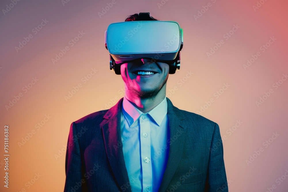 VR Form factor Mixed Reality Headset. Virtual Reality Goggles for ...