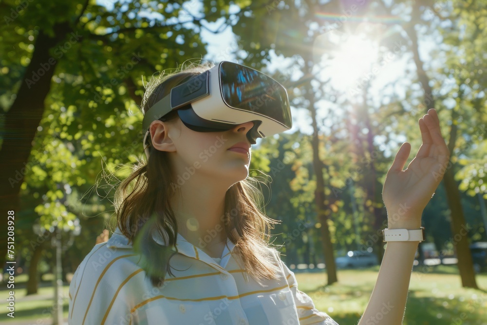 VR Bold Mixed Virtual Reality Goggles for juvenile. Augmented reality ...