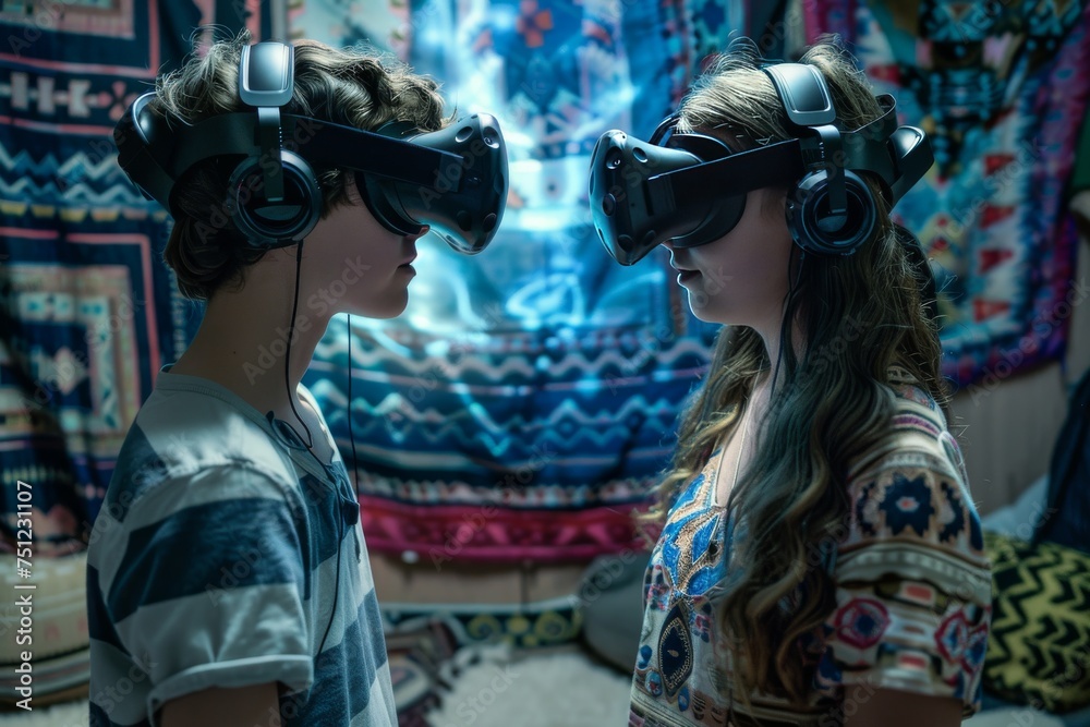 VR Emerging Mixed Virtual Reality Goggles for Remote Work Tools ...