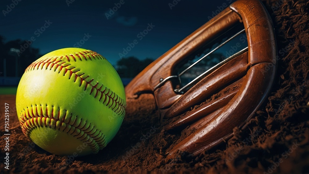 Softball: An Elaborate Illustration and Ultra High-Resolution Softball ...