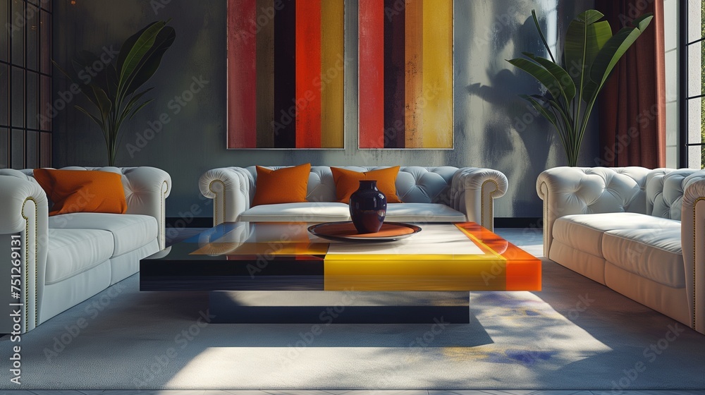 Immerse yourself in the modern luxury of a conversion room, highlighted ...