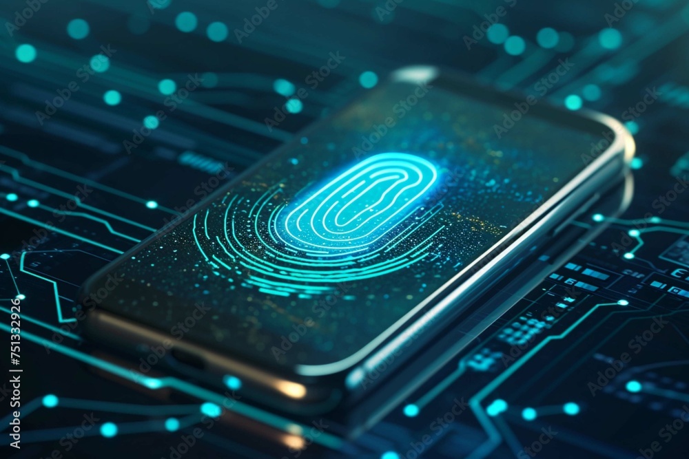 smartphone digital identity and cybersecurity of personal banking or ...