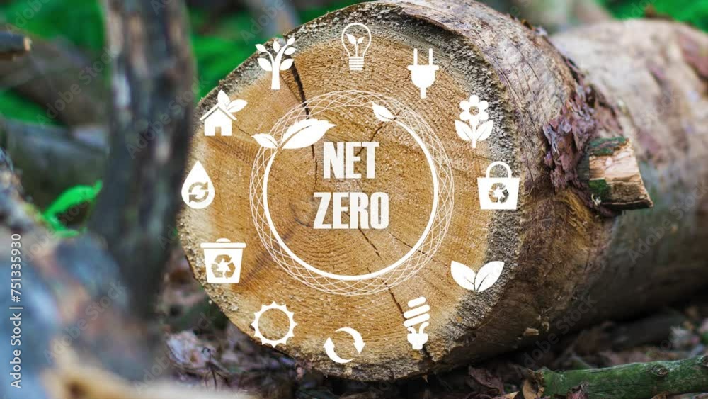 Net zero emission , carbon neutral concept. Net zero greenhouse gas ...