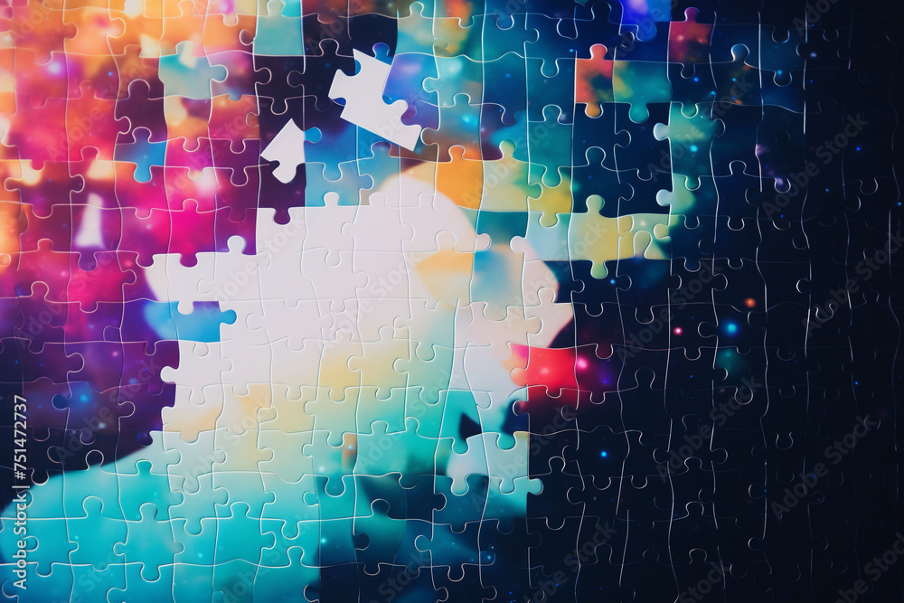A jumbled picture of a puzzle with mismatched pieces symbolizing the ...