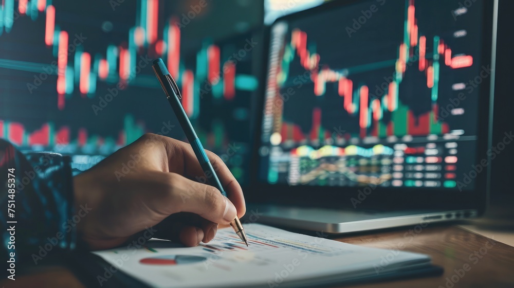 financial, finance, investment, chart, graph, invest, interface ...