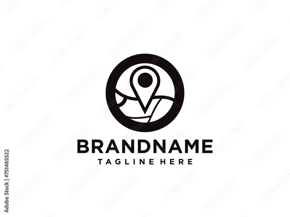 Mark logo, Location icon,Map logo for maps google maps, sign, route ...