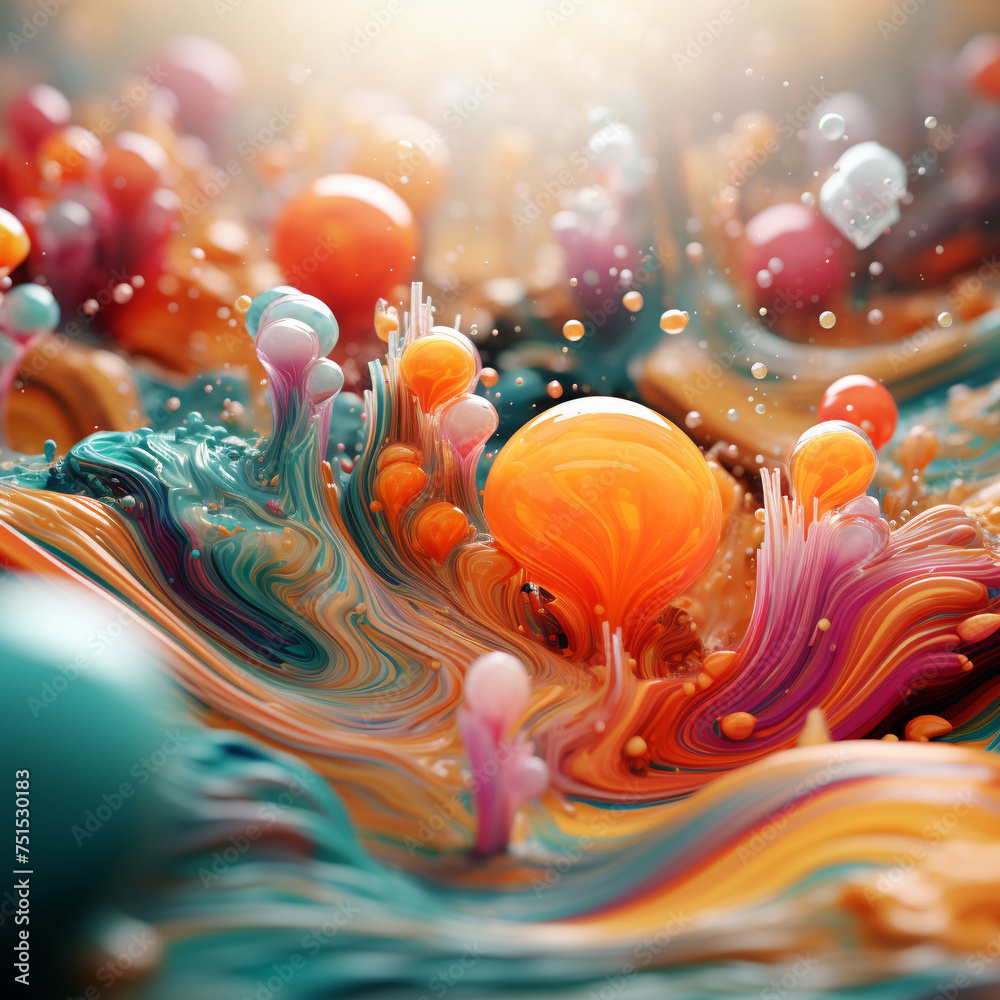 Experiment with spicy textures and colors to create a unique 3D ...