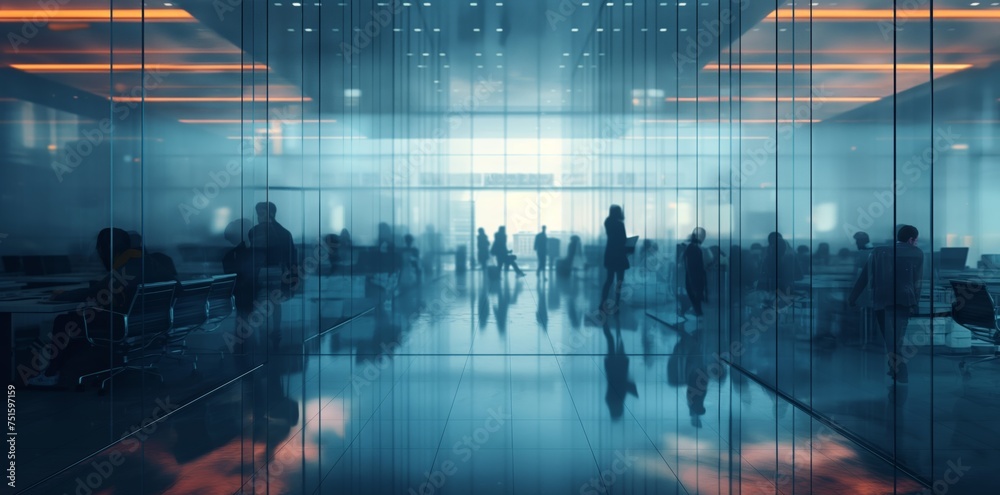 office, blur, working, business, light, background, abstract, blurred ...