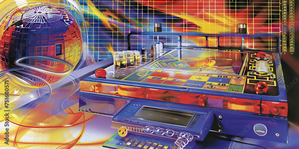 Quiz Quest Extravaganza: Dynamic Game Show Stage with Buzzers and ...