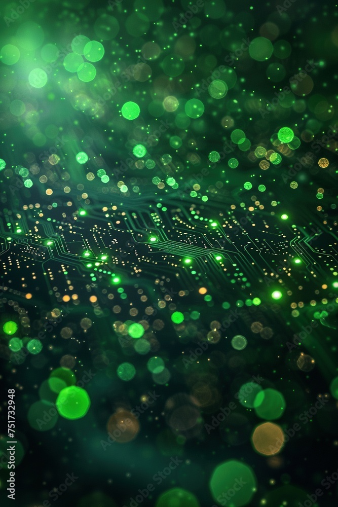 An abstract information technology background delves into government ...