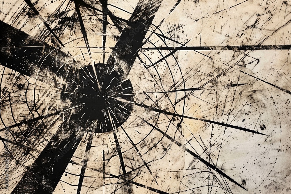 A depiction of a conspiracy theory's organigram in gritty, rebellious ...