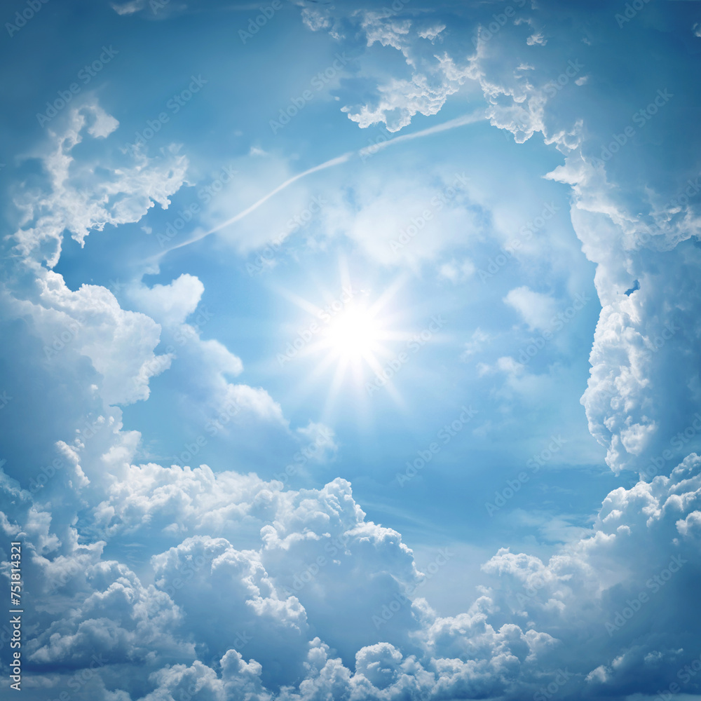 Poster Clouds in the sky, sky background – Wall Art | UkPosters