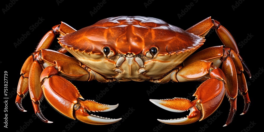 Scylla serrata. Mud crab isolated on transparent background. Raw ...