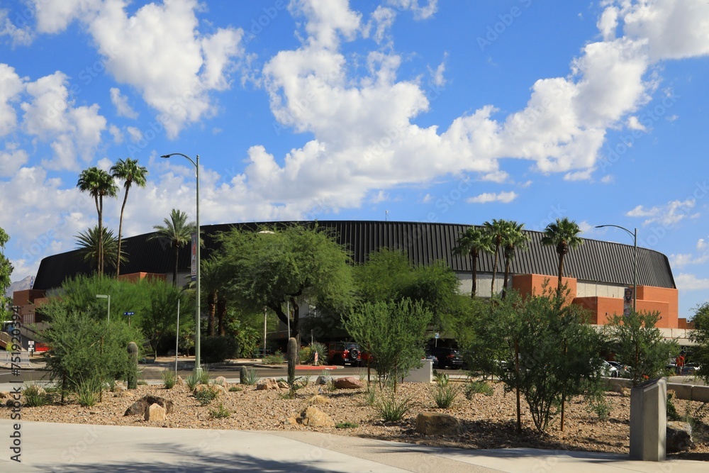 University of Arizona Wildcats Basketball Arena. Built in 1973, McKale ...
