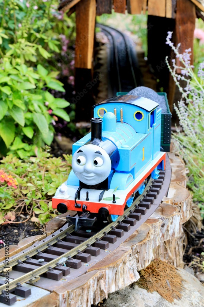 Thomas the Tank Engine. The steam locomotive is a replica of the 0-6-0 ...