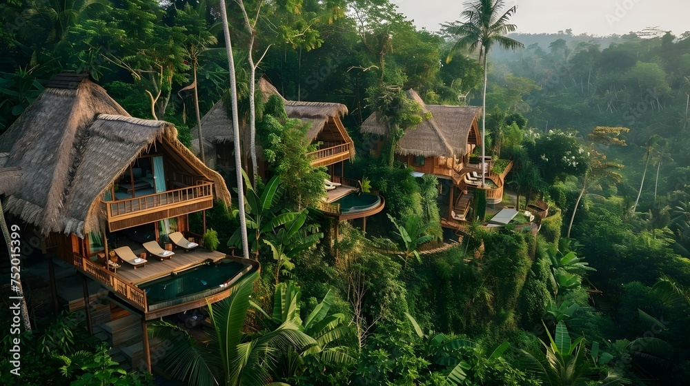 Luxury Resort in the Rainforest of Bali, To convey a sense of luxury ...