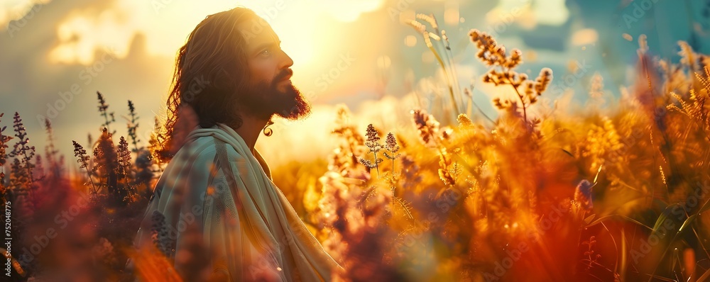 The loving and divine nature of Jesus Christ: a religious portrayal ...