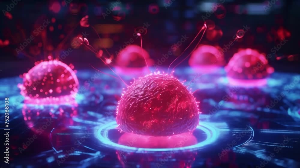 A holographic model depicting the evolution of cancerous tumors ...