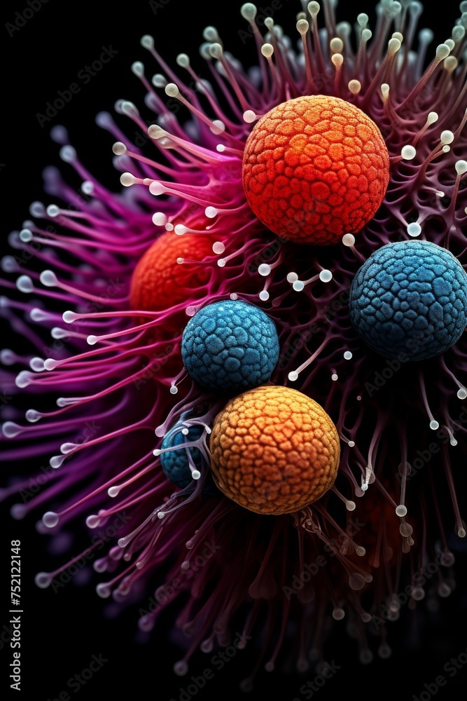 Electron microscopy molucule electron microscopy500x zoom supermacro ...