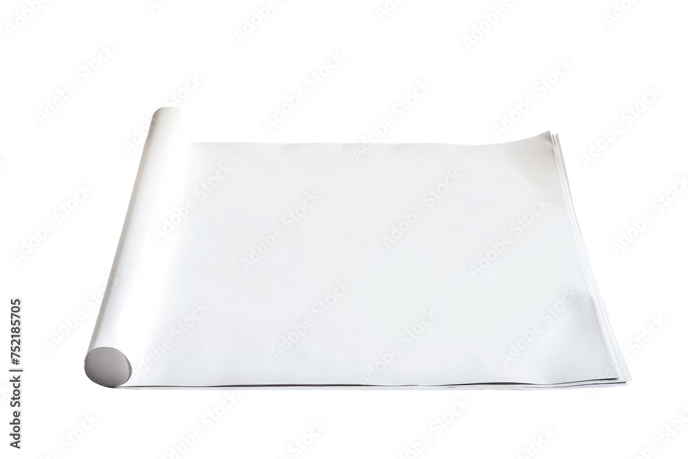 Blank Newspaper Layout Design Isolated On Transparent Background Stock ...