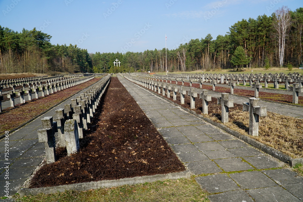 Palmiry, Kampinos National Park, Poland - March 3rd, 2024 - Cemetery ...