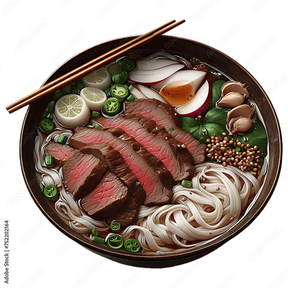 Pho Soup PNG: Authentic Visual Representation of Vietnamese Noodle Soup ...