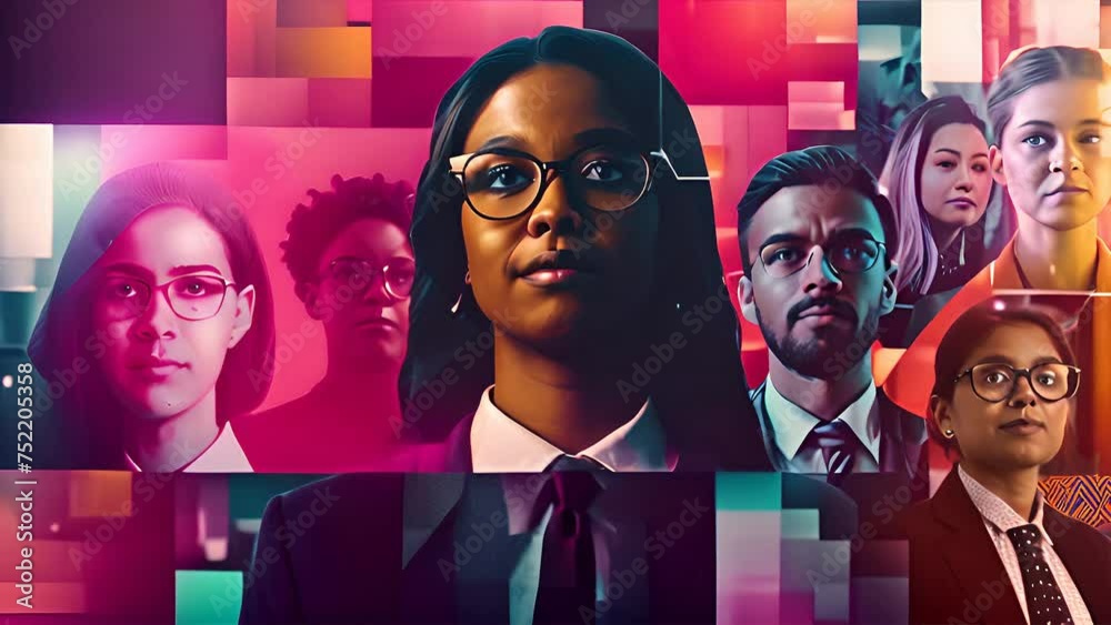 A compilation of individuals showcasing different facial features and ...