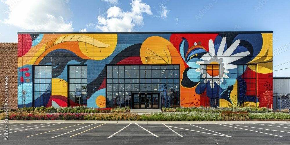 Art murals on factory walls show business's dedication to community ...