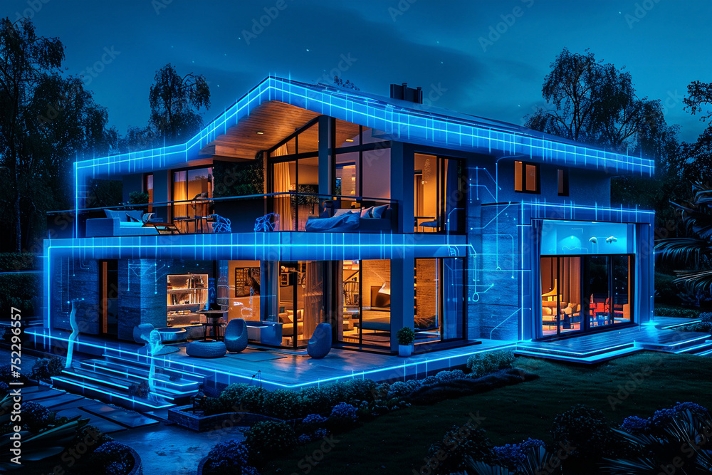 Smart home equipped with AI-powered systems that anticipate and fulfill ...