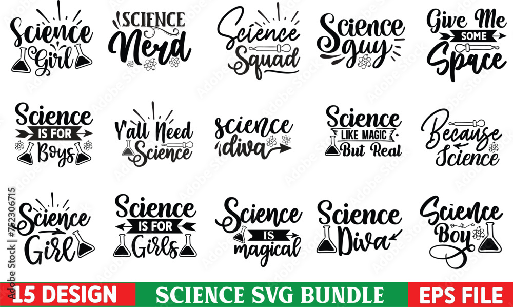 Vetor do Stock: Science svg bundle, Science SVG, Chemistry SVG, Science ...