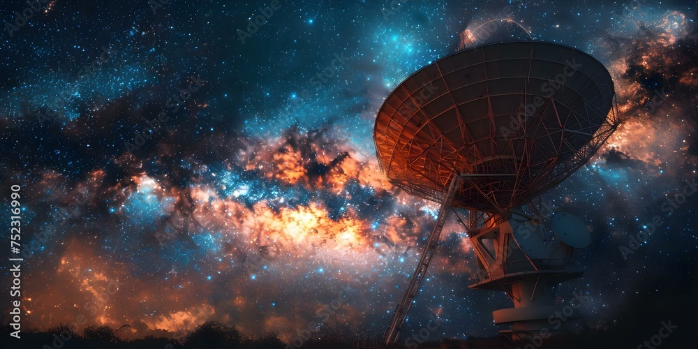 Unveiling Cosmic Mysteries: Radiotelescopes Capture Celestial Wonders ...