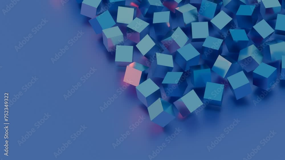 Vidéo Stock A rectangular shape, featuring four straight sides with ...