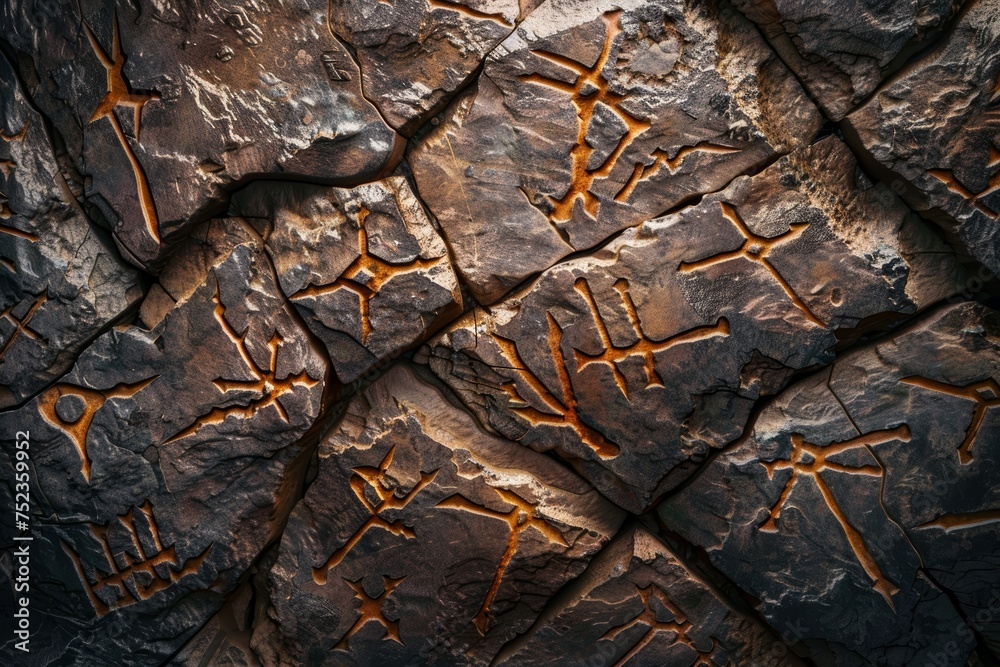 Background Texture Pattern in the Style of Ancient Runestone Marble ...