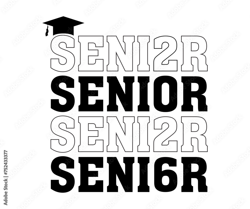 Senior 2026 T-shirt, Senior 2026 Svg, graduation Gifts, graduation T ...