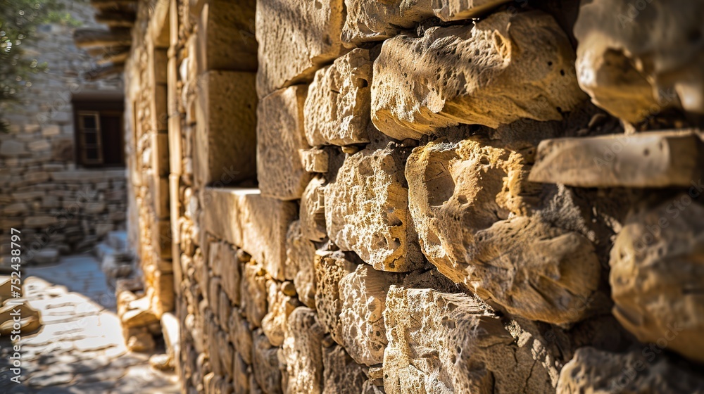 Surroundings of Jewish stone houses in the period of Jesus Christ ...