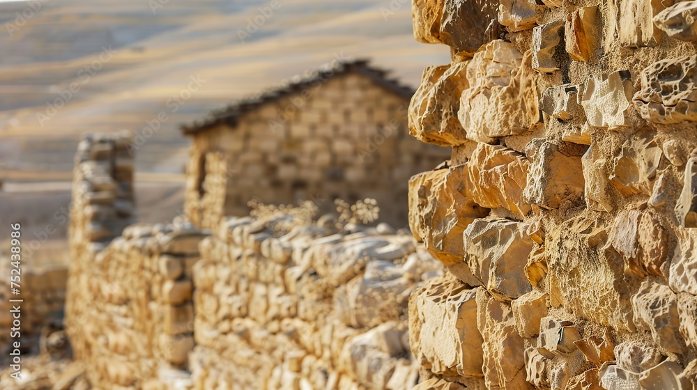 Surroundings of Jewish stone houses in the period of Jesus Christ ...