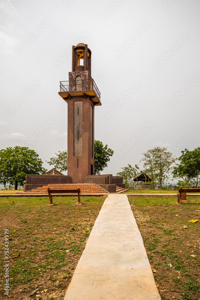 Bower’s Tower at the top of Oke-Are in Ibadan. It is an historic ...