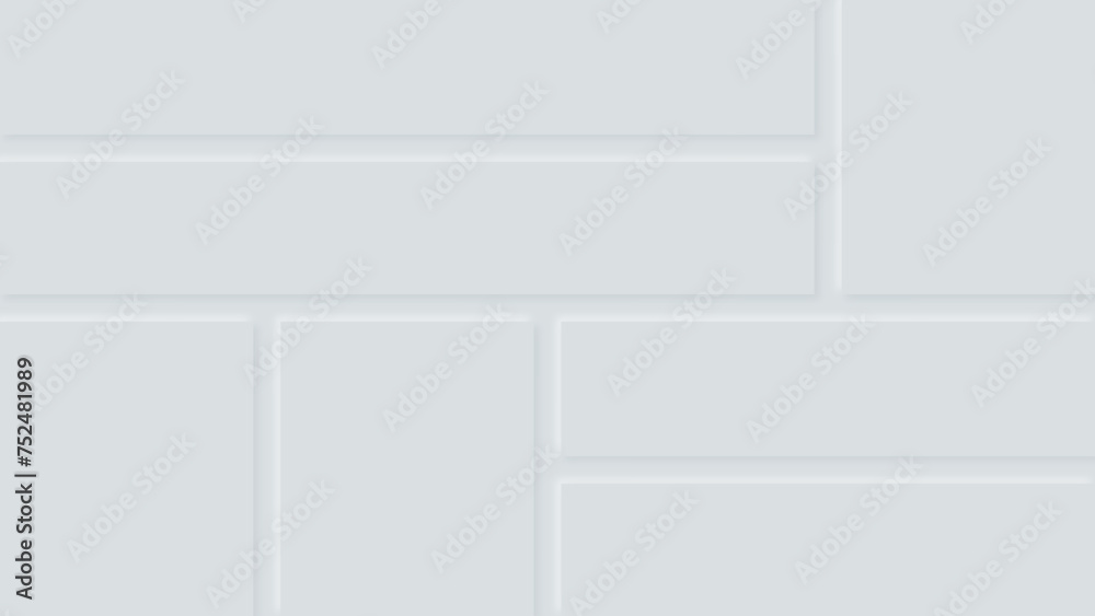 Abstract white background with a dynamic rectangular layout, for a ...