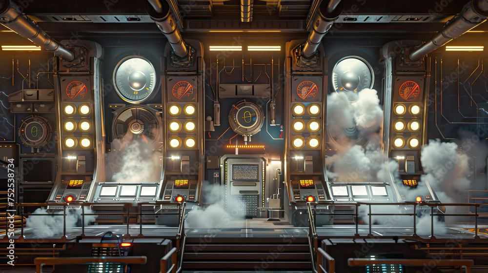 Space Odyssey Launch Pad Stage: Rockets stand ready for launch on this ...