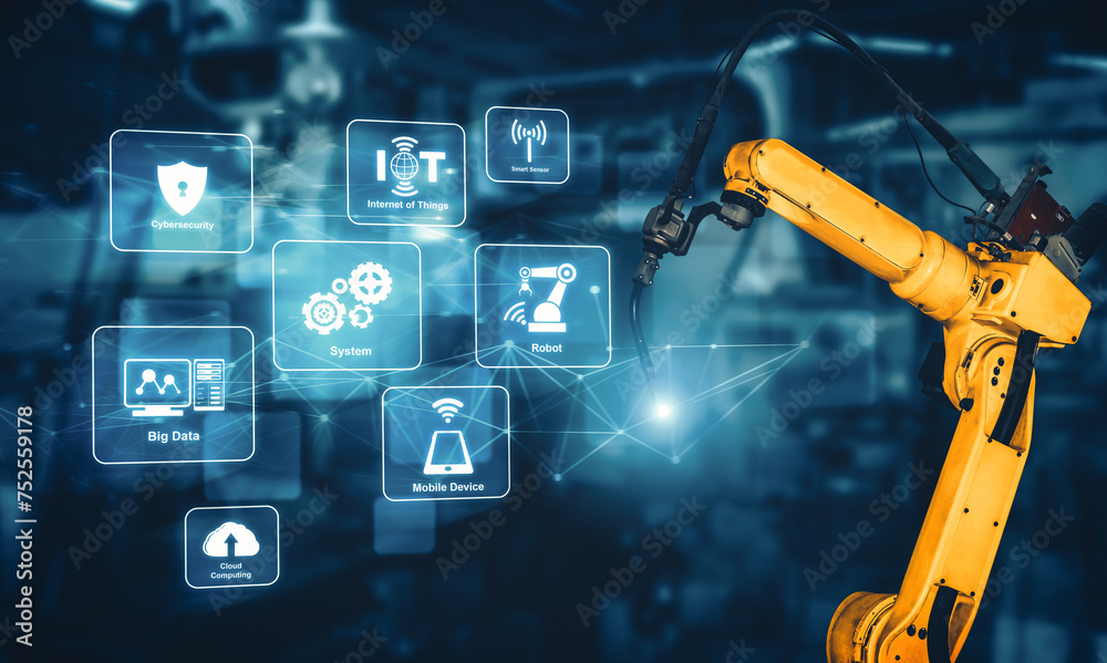XAI Smart industry robot arms for digital factory production technology ...
