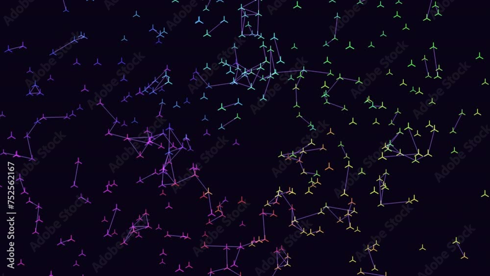 Vibrant depiction of a mesmerizing constellation, with stars artfully ...