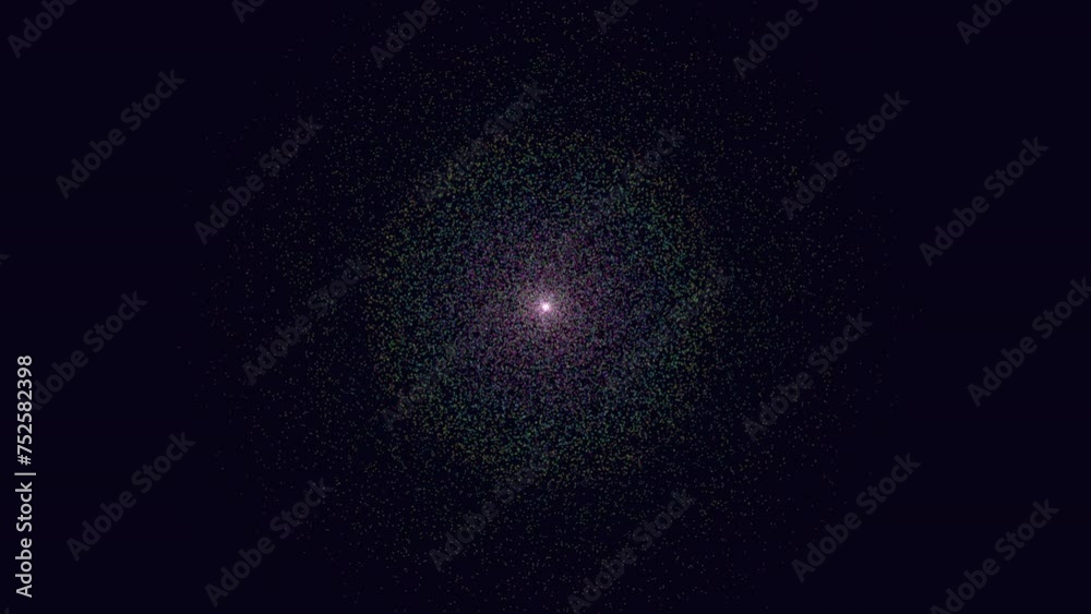 An enigmatic celestial object shines in darkness, donning a dark ...