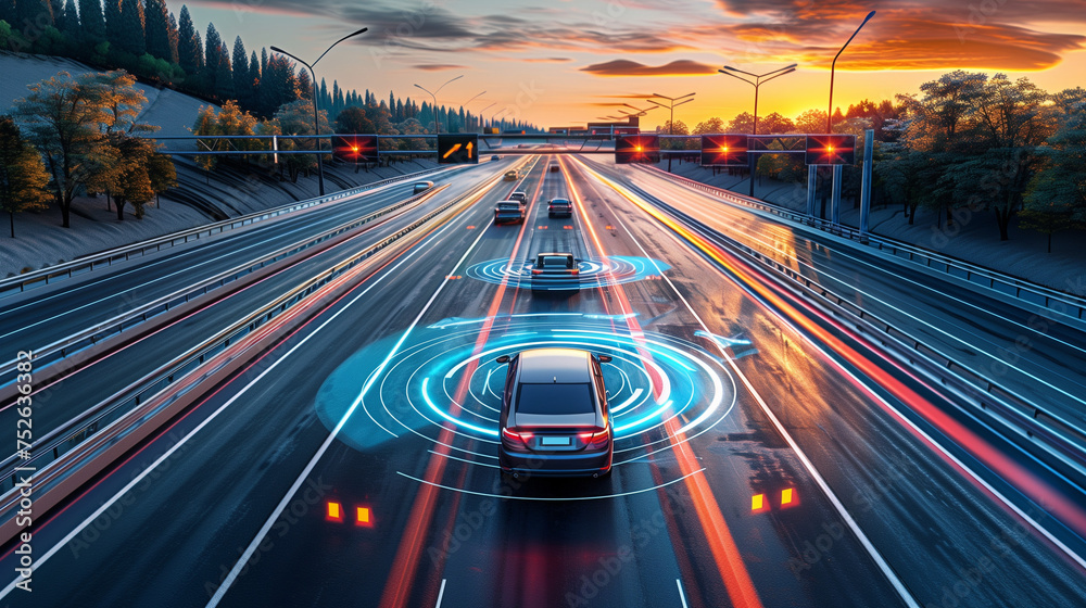 Sensing system and wireless communication network of vehicle ...