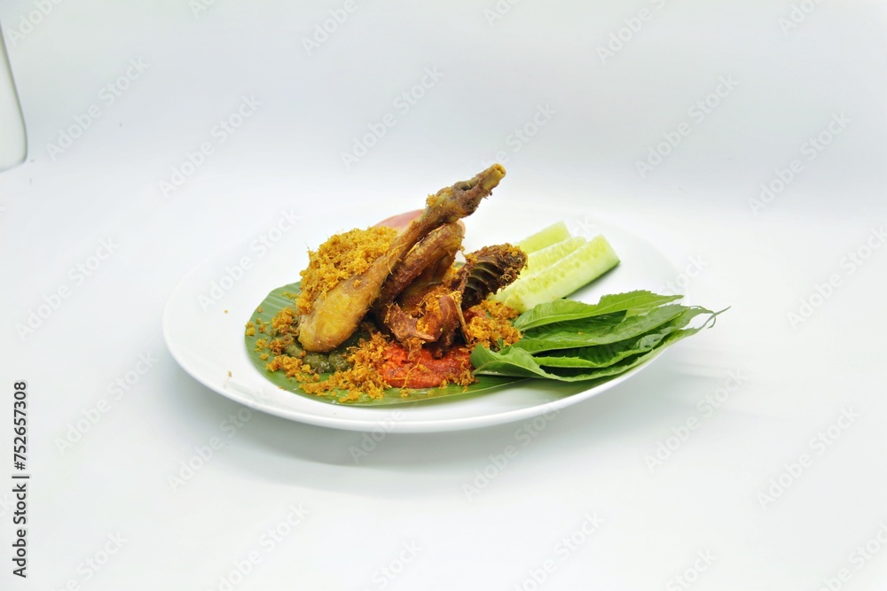 Ayam Goreng Kalasan, Indonesian food from Kalasan, Yogyakarta. It's ...