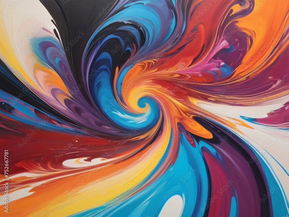 Abstract Liquid Paint Gradient Background. Immerse yourself in the ...