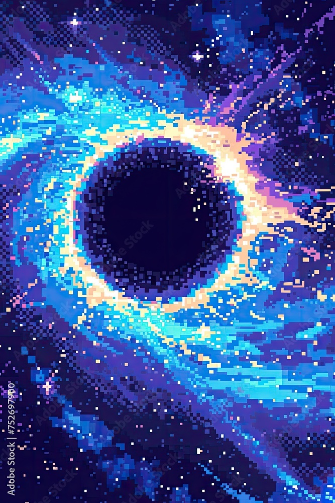 Black Hole in Space Vector Captivating and High-Resolution Illustration ...